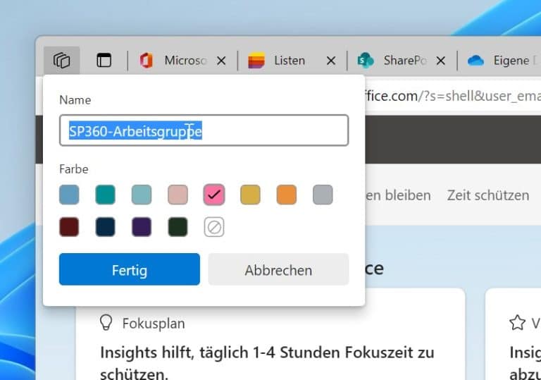 Alle über Microsoft Edge Arbeitsbereiche: Browsen im Team und ...