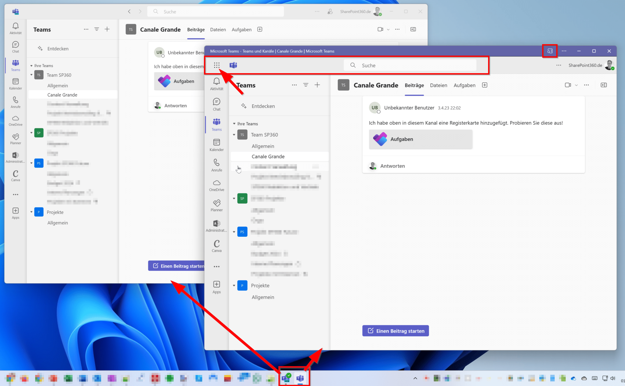 Teams steht jetzt auch als PWA für Windows und MacOS zur Verfügung ...